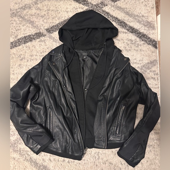 torrid | Jackets & Coats | Torrid Faux Leather Moto Jacket | Poshmark